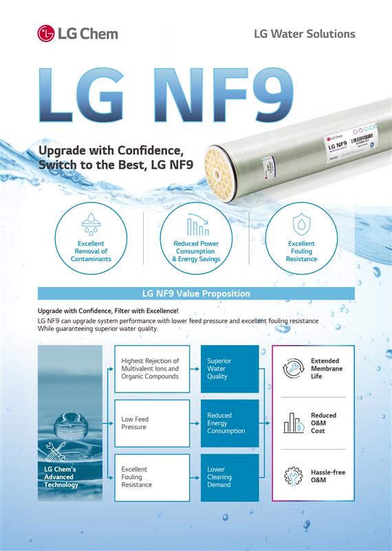 Product Release – LG NF9 – LG Water Solutions