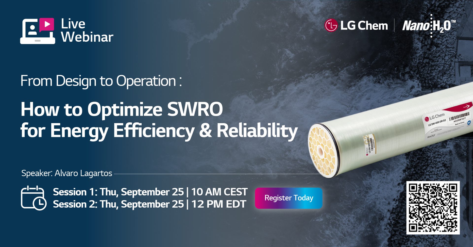 Global Webinar : From Design to Operation – How to Optimize SWRO for ...